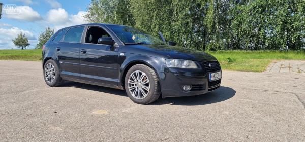 Black Audi A3 2007 in Vilkaviskis, with an engine capacity of 2.00 L and mileage of 340 thousand km for 3800 €, photo 1 on AUTOMOTO.COM.LV