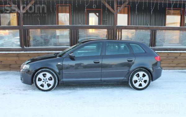 Black Audi A3 2007 in Riga, with an engine capacity of 2.00 L and mileage of 0 thousand km for 2190 €, photo 9 on AUTOMOTO.COM.LV