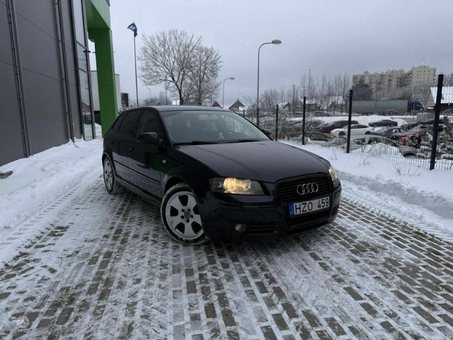 Melns Audi A3 2007 Viļņa, ar dzinēja tilpumu 1.97 L un nobraukumu 365 tūkst. km par 2100 €, foto 1 vietnē AUTOMOTO.COM.LV