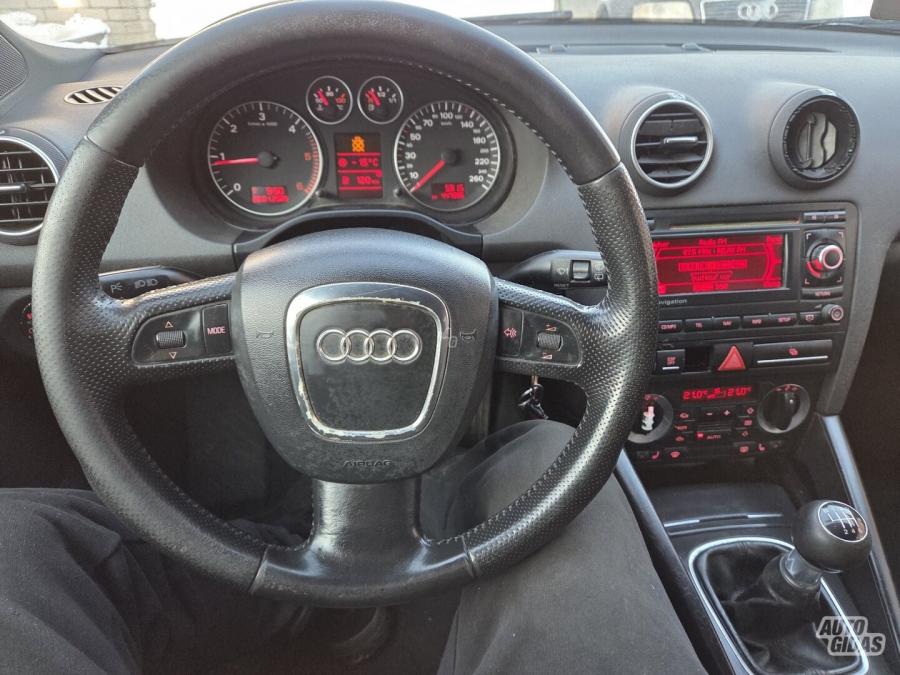 Melns Audi A3 2007 Plungė, ar dzinēja tilpumu 2.00 L un nobraukumu 448 tūkst. km par 1499 €, foto 15 vietnē AUTOMOTO.COM.LV