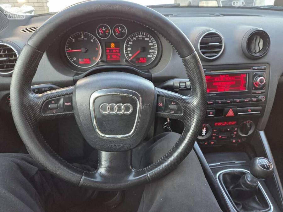Melns Audi A3 2007 Plungė, ar dzinēja tilpumu 2.00 L un nobraukumu 447 tūkst. km par 2150 €, foto 13 vietnē AUTOMOTO.COM.LV