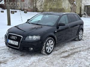 Black Audi A3 2007 in Riga, with an engine capacity of 2.00 L and mileage of 272 thousand km for 2900 €, photo  on AUTOMOTO.COM.LV