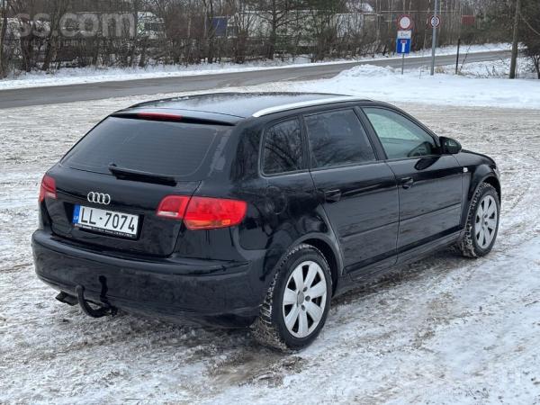 Black Audi A3 2007 in Riga, with an engine capacity of 2.00 L and mileage of 272 thousand km for 2900 €, photo 3 on AUTOMOTO.COM.LV