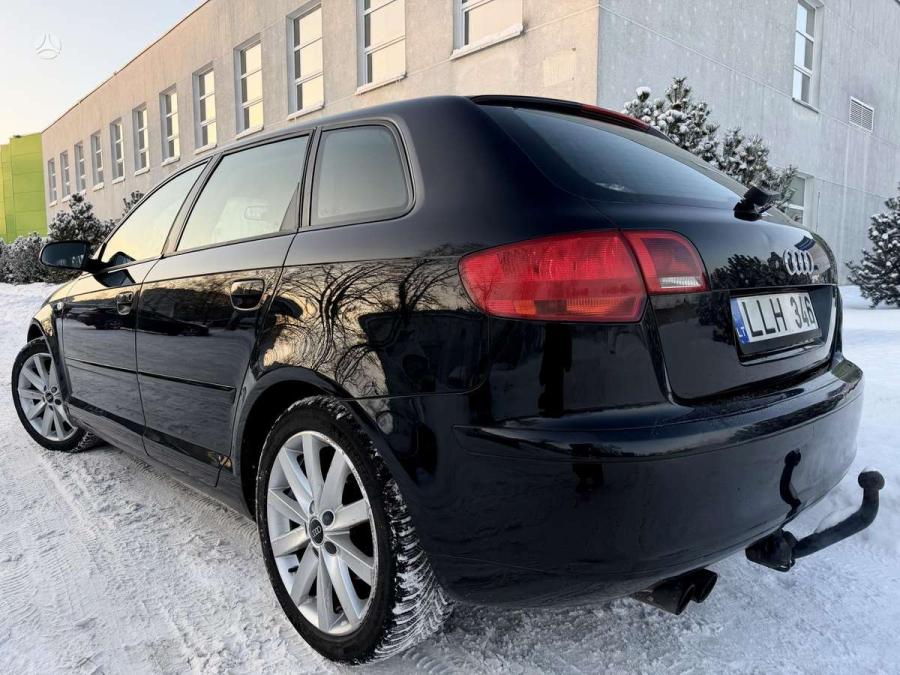 Black Audi A3 2007 in Kaunas, with an engine capacity of 1.97 L and mileage of 315 thousand km for 3250 €, photo 19 on AUTOMOTO.COM.LV