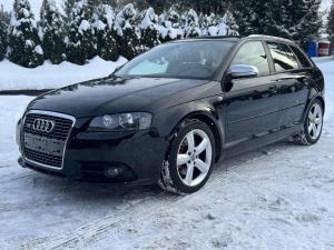 Melns Audi A3 2007 Utena, ar dzinēja tilpumu 2.00 L un nobraukumu 300 tūkst. km par 3950 €, foto  vietnē AUTOMOTO.COM.LV
