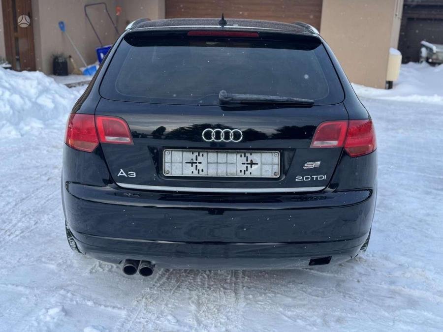 Melns Audi A3 2007 Utena, ar dzinēja tilpumu 2.00 L un nobraukumu 300 tūkst. km par 3950 €, foto 7 vietnē AUTOMOTO.COM.LV
