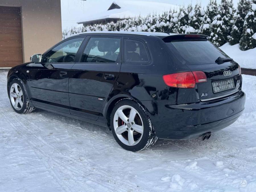 Melns Audi A3 2007 Utena, ar dzinēja tilpumu 2.00 L un nobraukumu 300 tūkst. km par 3950 €, foto 8 vietnē AUTOMOTO.COM.LV