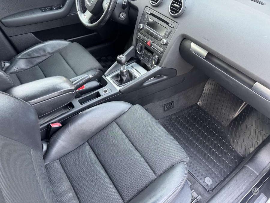 Melns Audi A3 2007 Utena, ar dzinēja tilpumu 2.00 L un nobraukumu 300 tūkst. km par 3950 €, foto 16 vietnē AUTOMOTO.COM.LV