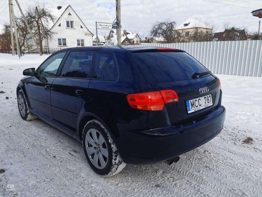 Melns Audi A3 2007 Kauņa, ar dzinēja tilpumu 1.39 L un nobraukumu 340 tūkst. km par 2650 €, foto 5 vietnē AUTOMOTO.COM.LV