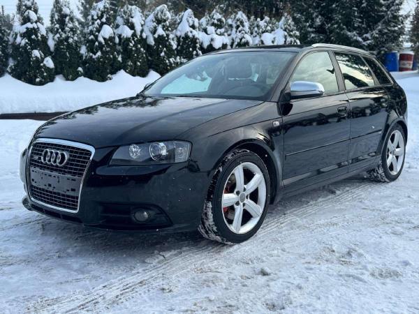 Black Audi A3 2007 in Utena, with an engine capacity of 1.97 L and mileage of 300 thousand km for 3950 €, photo 1 on AUTOMOTO.COM.LV