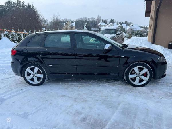 Black Audi A3 2007 in Utena, with an engine capacity of 1.97 L and mileage of 300 thousand km for 3950 €, photo 5 on AUTOMOTO.COM.LV
