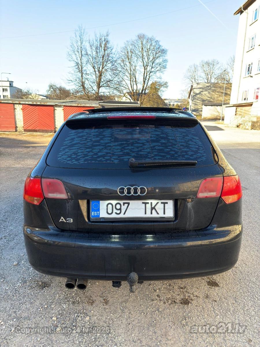 Black Audi A3 2007 in Paide, with an engine capacity of 1.80 L and mileage of 326 thousand km for 999 €, photo 13 on AUTOMOTO.COM.LV