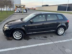 Black Audi A3 2007 in Panevezys, with an engine capacity of 1.90 L and mileage of 312 thousand km for 2500 €, photo  on AUTOMOTO.COM.LV