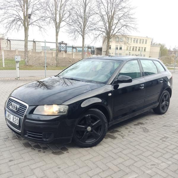 Melns Audi A3 2007 Šilutė, ar dzinēja tilpumu 2.00 L un nobraukumu 270 tūkst. km par 1750 €, foto 1 vietnē AUTOMOTO.COM.LV