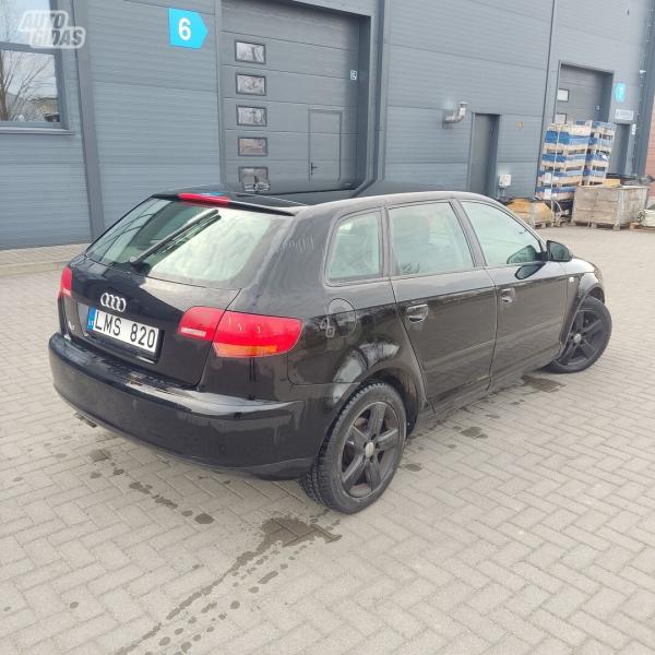 Melns Audi A3 2007 Šilutė, ar dzinēja tilpumu 2.00 L un nobraukumu 270 tūkst. km par 1750 €, foto 7 vietnē AUTOMOTO.COM.LV