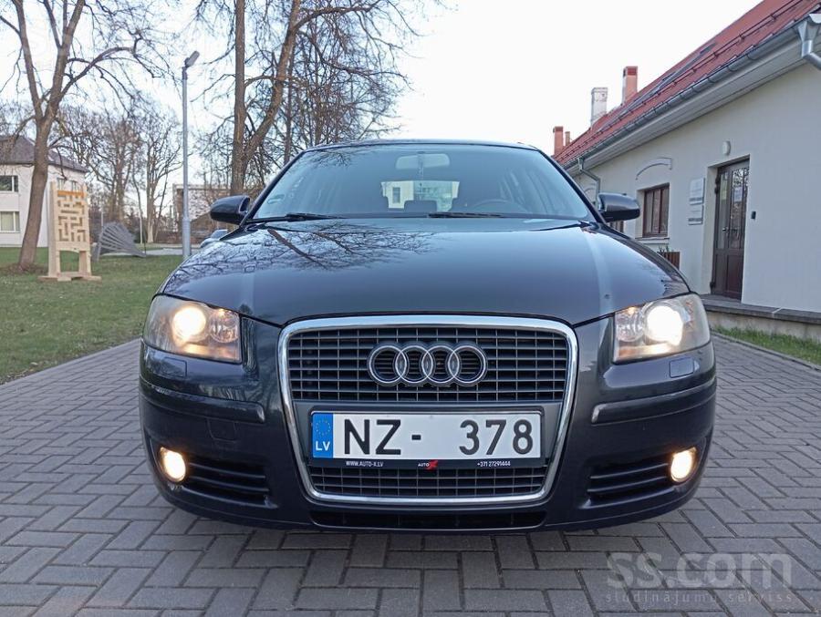 Melns Audi A3 2007 Jelgava, ar dzinēja tilpumu 2.00 L un nobraukumu 315 tūkst. km par 2695 €, foto 1 vietnē AUTOMOTO.COM.LV