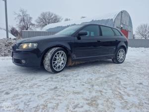 Черный Ауди А3 2007 в Вилкавишкис, объемом двигателя 2.00 л и пробегом 353 тыс. км за 3600 €, фото  на AUTOMOTO.COM.LV