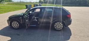 Black Audi A3 2007 in Vilkaviskis, with an engine capacity of 2.00 L and mileage of 353 thousand km for 3600 €, photo 6 on AUTOMOTO.COM.LV