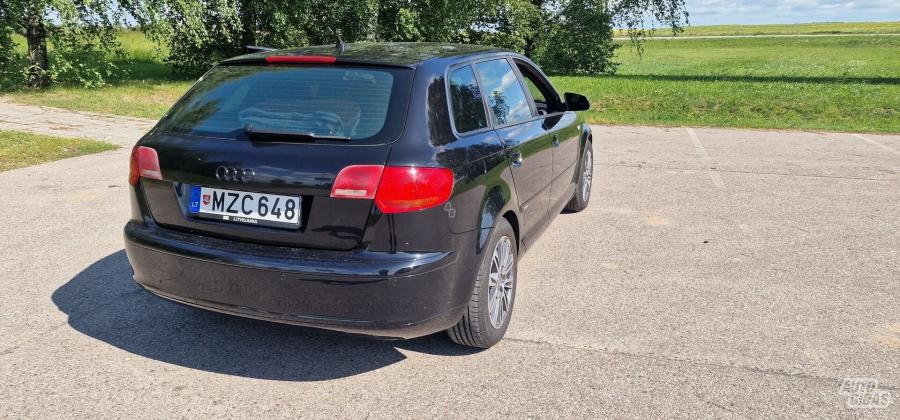 Black Audi A3 2007 in Vilkaviskis, with an engine capacity of 2.00 L and mileage of 353 thousand km for 3600 €, photo 8 on AUTOMOTO.COM.LV