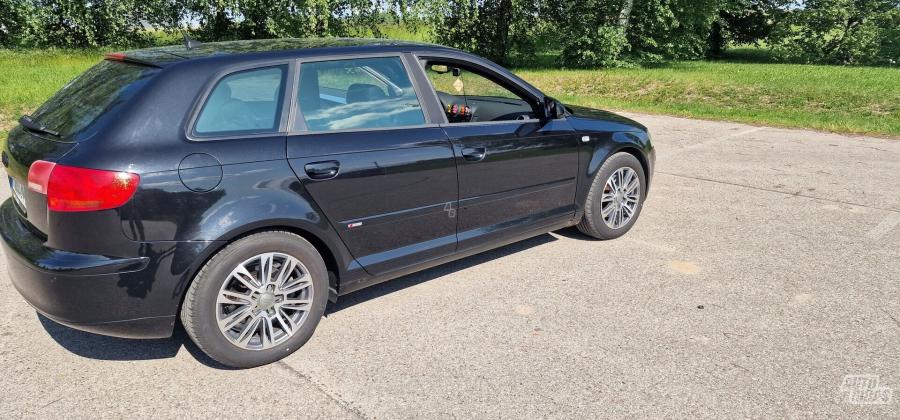 Black Audi A3 2007 in Vilkaviskis, with an engine capacity of 2.00 L and mileage of 353 thousand km for 3600 €, photo 9 on AUTOMOTO.COM.LV