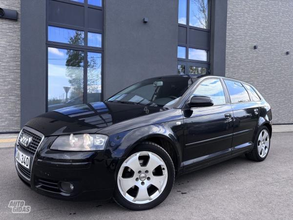 Black Audi A3 2007 in Kaunas, with an engine capacity of 1.90 L and mileage of 252 thousand km for 2350 €, photo 1 on AUTOMOTO.COM.LV