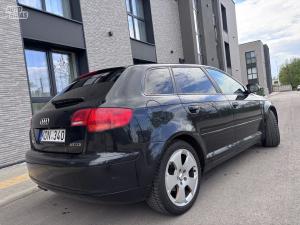 Black Audi A3 2007 in Kaunas, with an engine capacity of 1.90 L and mileage of 252 thousand km for 2350 €, photo 3 on AUTOMOTO.COM.LV