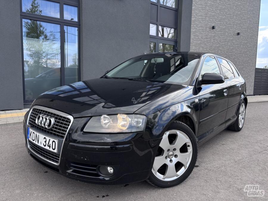 Black Audi A3 2007 in Kaunas, with an engine capacity of 1.90 L and mileage of 252 thousand km for 2350 €, photo 4 on AUTOMOTO.COM.LV