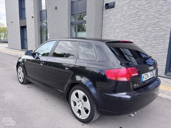 Black Audi A3 2007 in Kaunas, with an engine capacity of 1.90 L and mileage of 252 thousand km for 2350 €, photo 4 on AUTOMOTO.COM.LV