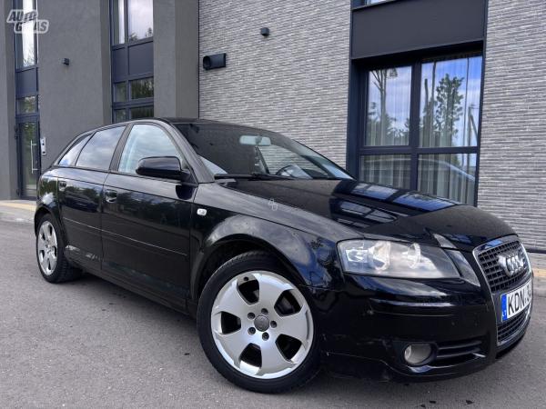 Black Audi A3 2007 in Kaunas, with an engine capacity of 1.90 L and mileage of 252 thousand km for 2350 €, photo 5 on AUTOMOTO.COM.LV