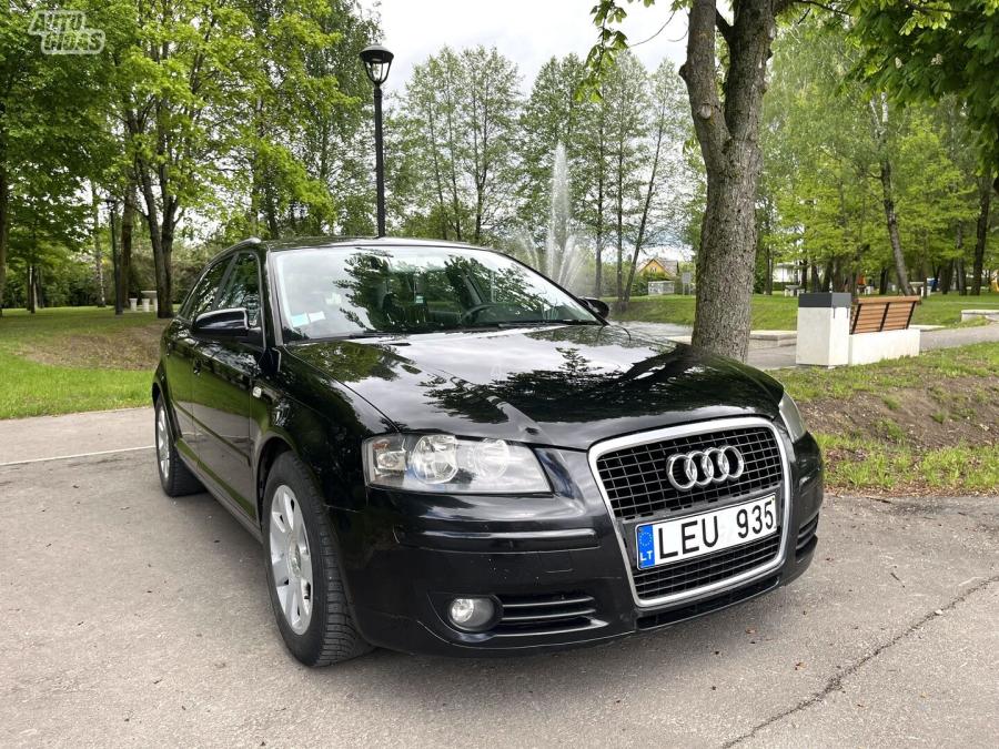 Black Audi A3 2007 in Kaunas, with an engine capacity of 1.90 L and mileage of 278 thousand km for 2200 €, photo 3 on AUTOMOTO.COM.LV