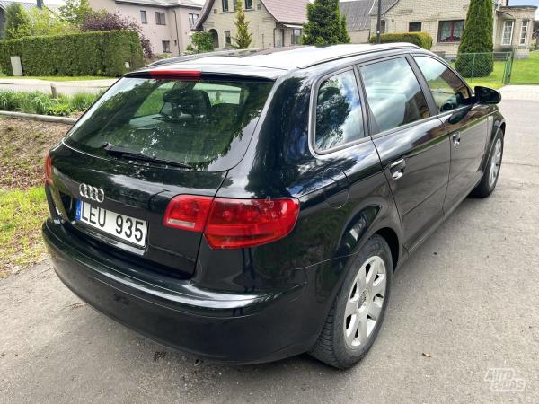 Black Audi A3 2007 in Kaunas, with an engine capacity of 1.90 L and mileage of 278 thousand km for 2200 €, photo 6 on AUTOMOTO.COM.LV