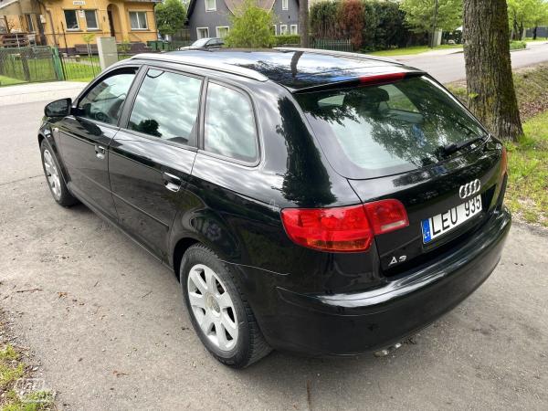 Black Audi A3 2007 in Kaunas, with an engine capacity of 1.90 L and mileage of 278 thousand km for 2200 €, photo 8 on AUTOMOTO.COM.LV