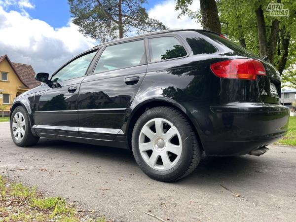 Black Audi A3 2007 in Kaunas, with an engine capacity of 1.90 L and mileage of 278 thousand km for 2200 €, photo 10 on AUTOMOTO.COM.LV