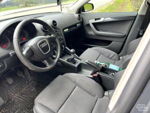 Black Audi A3 2007 in Kaunas, with an engine capacity of 1.90 L and mileage of 278 thousand km for 2200 €, photo 13 on AUTOMOTO.COM.LV