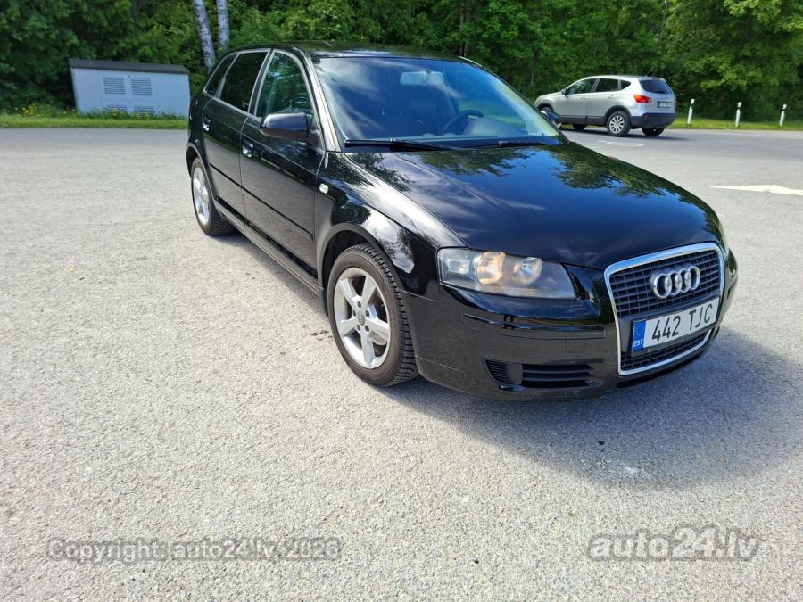Black Audi A3 2007 in Tallinn, with an engine capacity of 1.90 L and mileage of 334 thousand km for 2999 €, photo 3 on AUTOMOTO.COM.LV