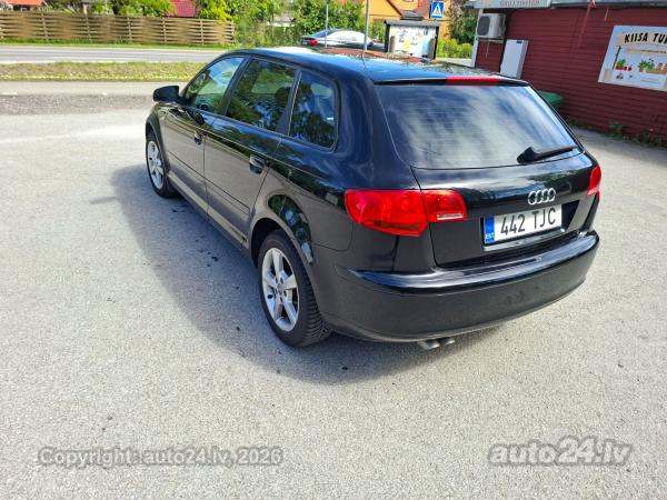 Black Audi A3 2007 in Tallinn, with an engine capacity of 1.90 L and mileage of 334 thousand km for 2999 €, photo 4 on AUTOMOTO.COM.LV