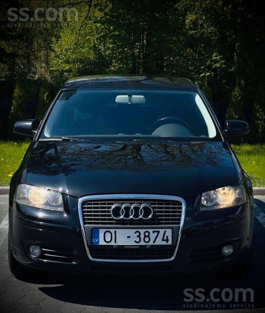Black Audi A3 2007 in Riga, with an engine capacity of 1.80 L and mileage of 288 thousand km for 2950 €, photo 11 on AUTOMOTO.COM.LV