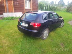 Black Audi A3 2007 in Jurmala, with an engine capacity of 2.00 L and mileage of 477 thousand km for 1899 €, photo  on AUTOMOTO.COM.LV