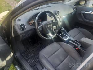 Black Audi A3 2007 in Jurmala, with an engine capacity of 2.00 L and mileage of 477 thousand km for 1899 €, photo 4 on AUTOMOTO.COM.LV