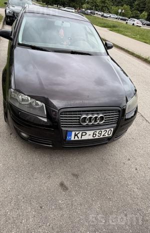 Черный Ауди А3 2007 в Рига, объемом двигателя 1.90 л и пробегом 341 тыс. км за 1500 €, фото  на AUTOMOTO.COM.LV