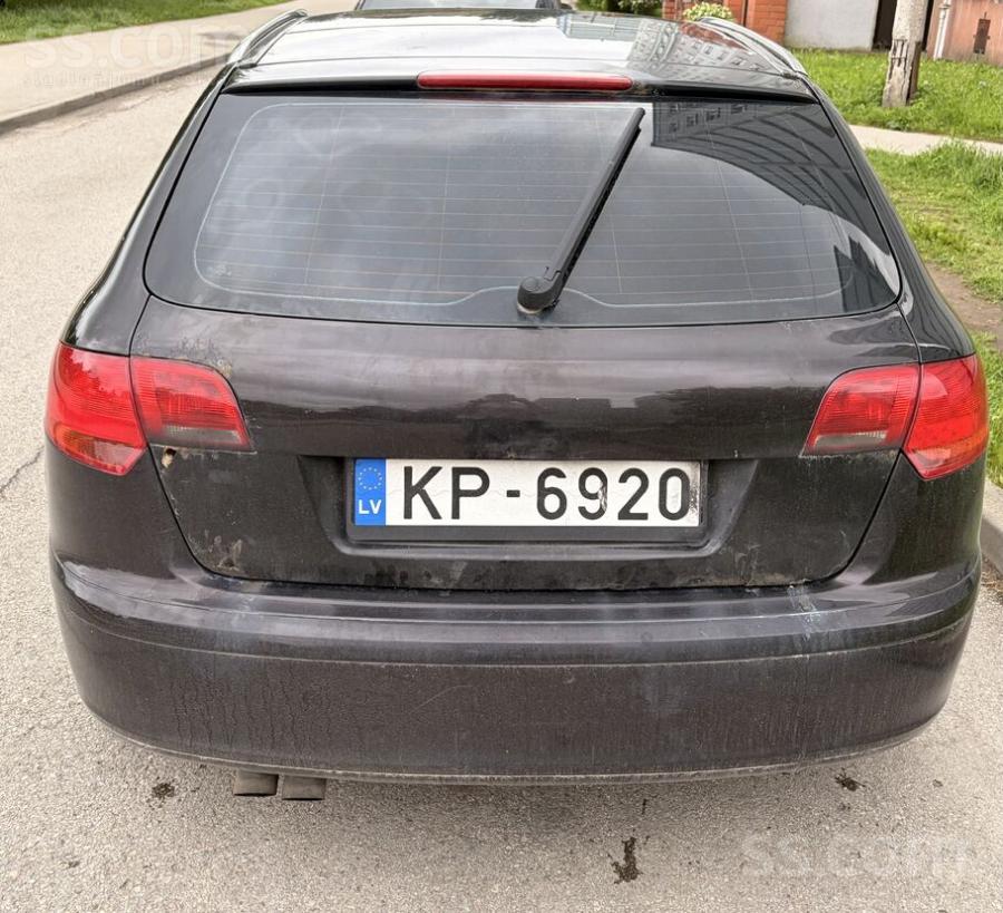 Черный Ауди А3 2007 в Рига, объемом двигателя 1.90 л и пробегом 341 тыс. км за 1500 €, фото 4 на AUTOMOTO.COM.LV