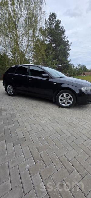 Black Audi A3 2007 in Jekabpils, with an engine capacity of 1.90 L and mileage of 473 thousand km for 2600 €, photo 4 on AUTOMOTO.COM.LV