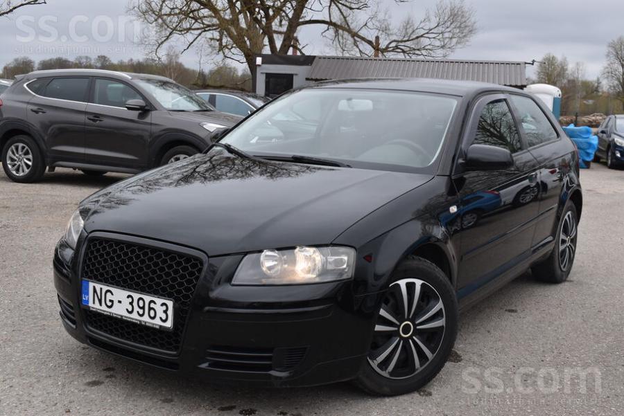 Melns Audi A3 2007 Kuldīga, ar dzinēja tilpumu 1.60 L un nobraukumu 0 tūkst. km par 1990 €, foto 1 vietnē AUTOMOTO.COM.LV