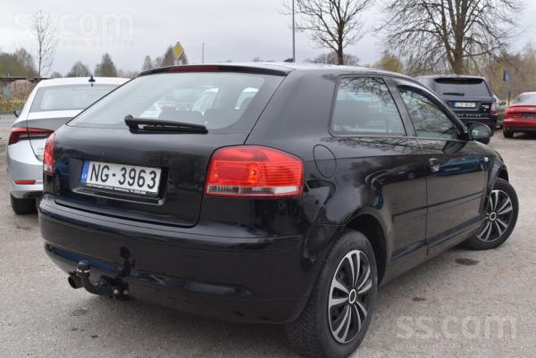 Melns Audi A3 2007 Kuldīga, ar dzinēja tilpumu 1.60 L un nobraukumu 0 tūkst. km par 1990 €, foto 2 vietnē AUTOMOTO.COM.LV