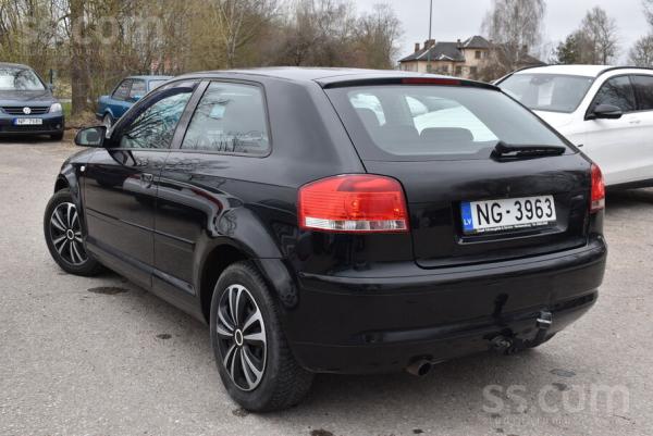Melns Audi A3 2007 Kuldīga, ar dzinēja tilpumu 1.60 L un nobraukumu 0 tūkst. km par 1990 €, foto 3 vietnē AUTOMOTO.COM.LV