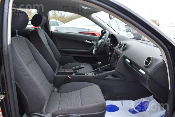 Melns Audi A3 2007 Kuldīga, ar dzinēja tilpumu 1.60 L un nobraukumu 0 tūkst. km par 1990 €, foto 5 vietnē AUTOMOTO.COM.LV