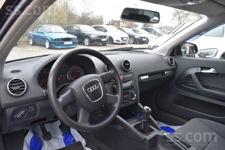 Melns Audi A3 2007 Kuldīga, ar dzinēja tilpumu 1.60 L un nobraukumu 0 tūkst. km par 1990 €, foto 18 vietnē AUTOMOTO.COM.LV