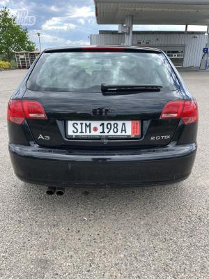 Black Audi A3 2007 in Prienai, with an engine capacity of 2.00 L and mileage of 300 thousand km for 3800 €, photo 3 on AUTOMOTO.COM.LV