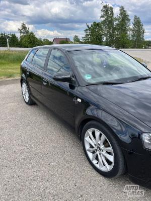 Black Audi A3 2007 in Prienai, with an engine capacity of 2.00 L and mileage of 300 thousand km for 3800 €, photo 5 on AUTOMOTO.COM.LV