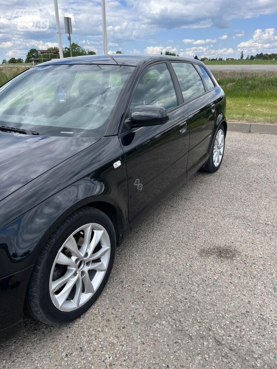 Black Audi A3 2007 in Prienai, with an engine capacity of 2.00 L and mileage of 300 thousand km for 3800 €, photo 6 on AUTOMOTO.COM.LV